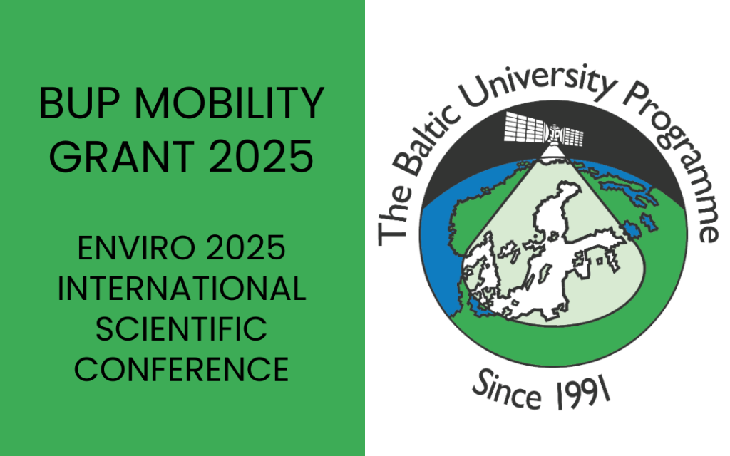 BUP Mobility Grant 2025 oraz konferencja ENVIRO 2025 – wsparcie i możliwości dla młodych ...