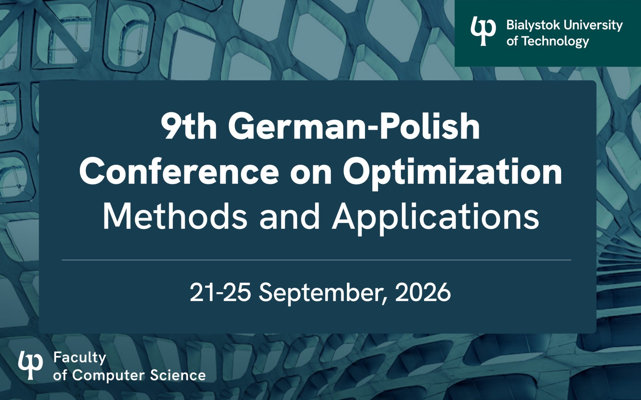 9th German-Polish Conference on Optimization – Methods and Applications ...